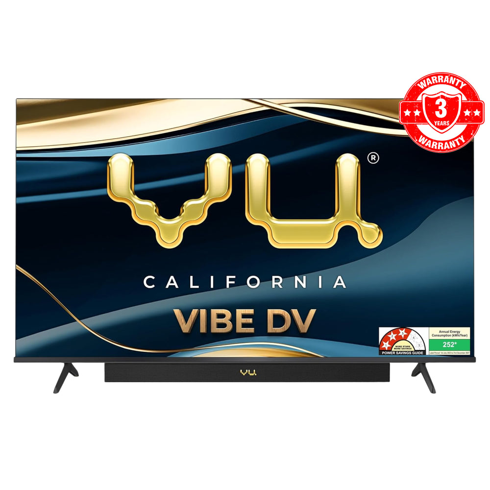 Vu 164cm 65 inches Vibe Series 4K QLED Smart Google TV 65VIBE-DV ...